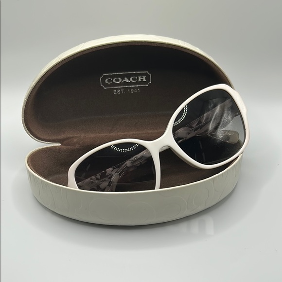 Coach | Accessories | Coach White Sunglasses | Poshmark